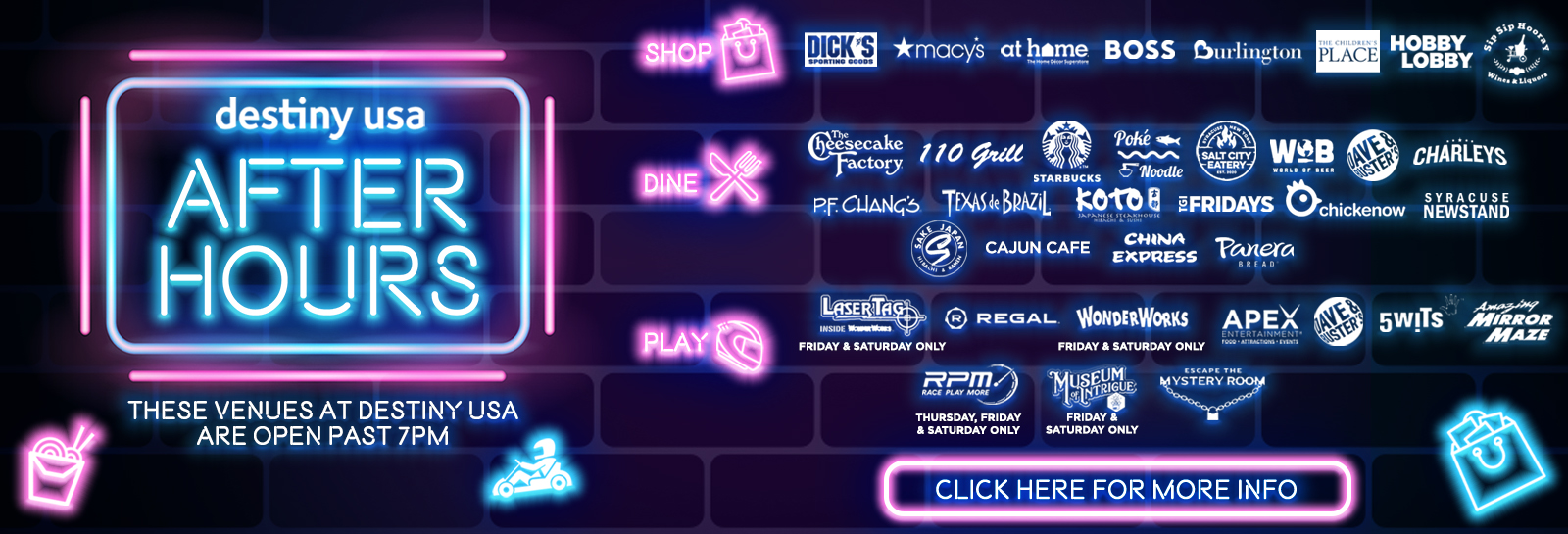 Destiny USA - Shopping, Dining and Entertainment in Syracuse, NY