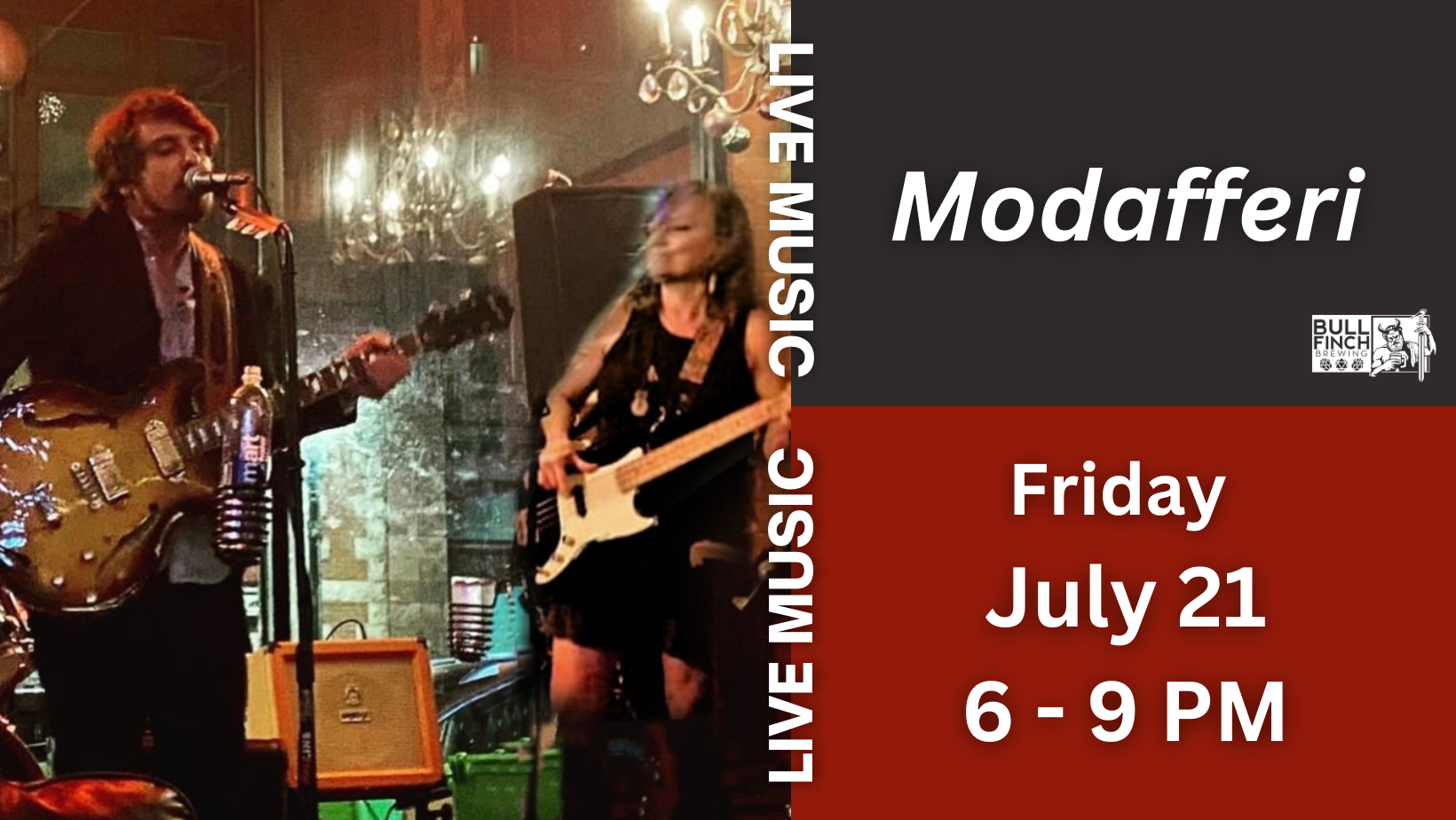 Modafferi LIVE @ Bullfinch Brewpub - Destiny USA