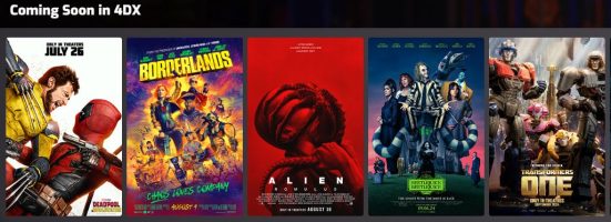 Experience the 4DX - Destiny USA