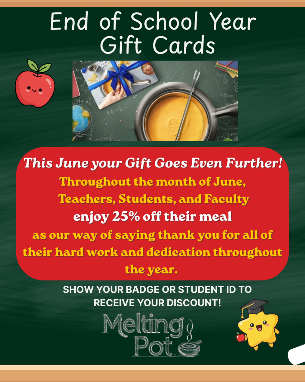 End of School Year Gift Cards - Destiny USA